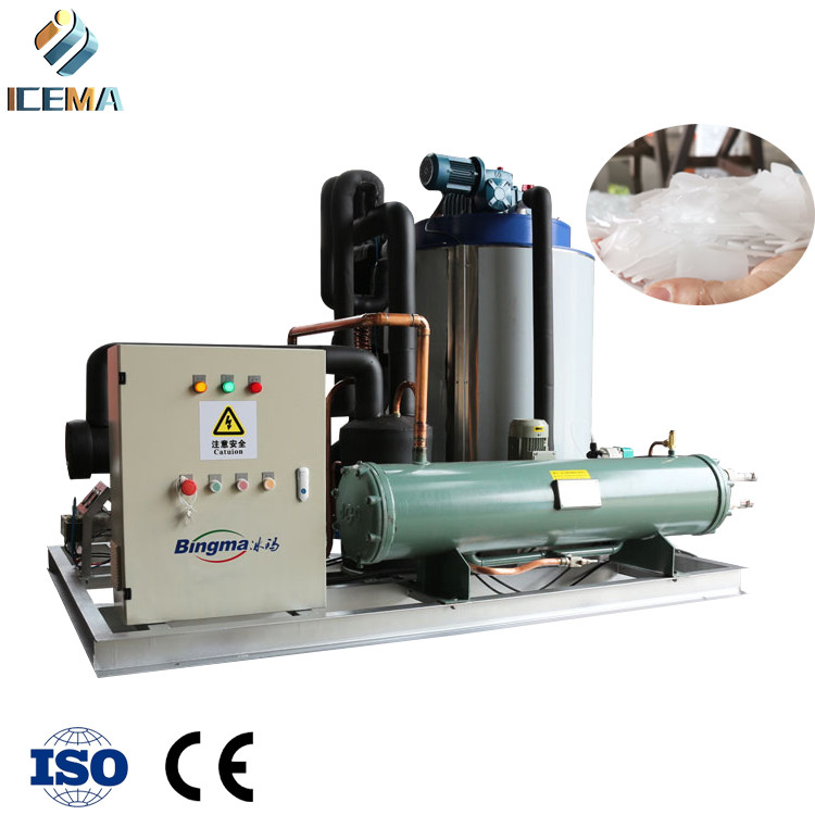 5 Tons Per Day Fresh Water Flake Ice Machine
